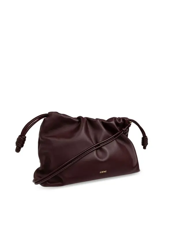 Loewe Large Flamenco Shoulder Bag - Dark Burgundy