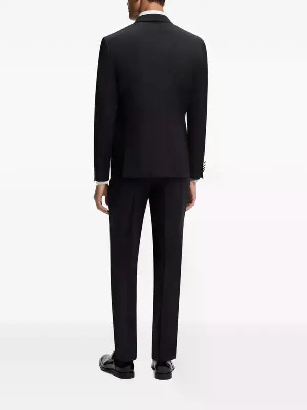 BOSS Slim-fit Tuxedo Jacket In Virgin-wool Serge