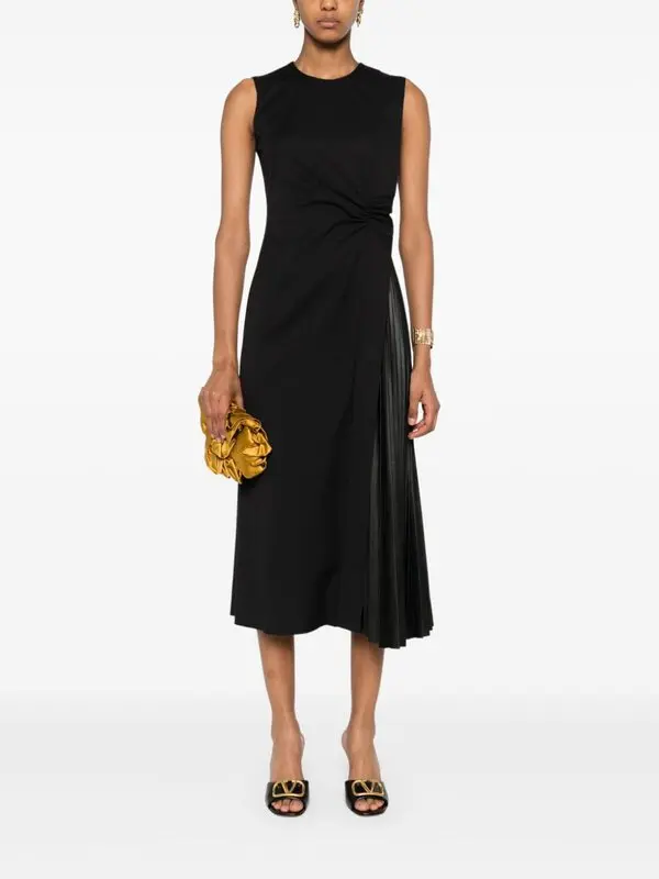 NISSA Asymmetric Midi Dress