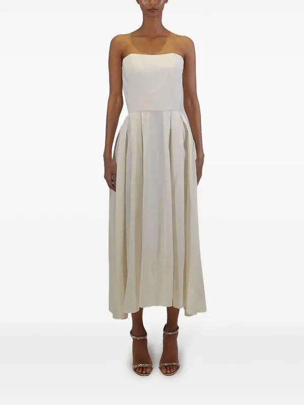 Azeeza Ezra Midi Dress - Neutrals