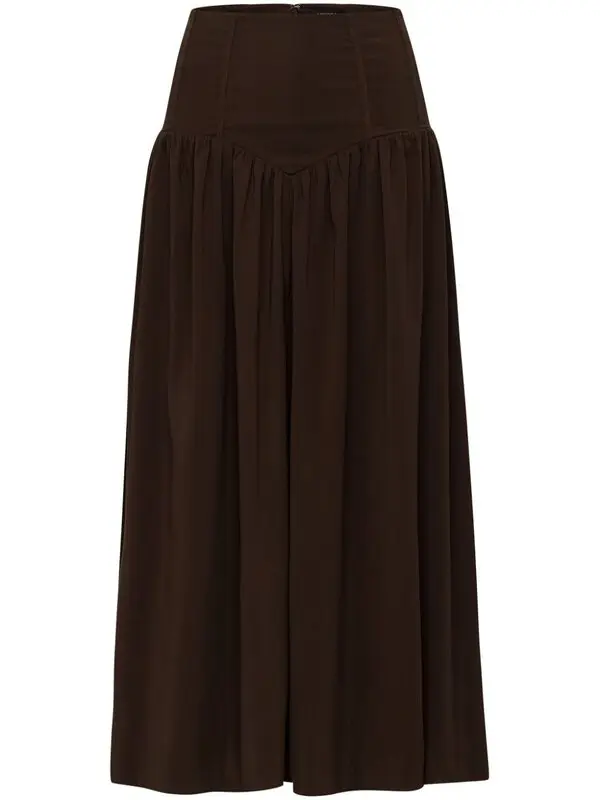 Azeeza Noora Midi Skirt - Brown