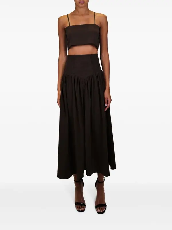 Azeeza Noora Midi Skirt - Brown