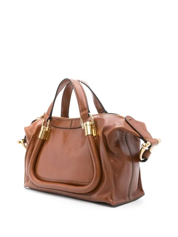 Chloé Small Paraty 24 Shoulder Bag - Brown