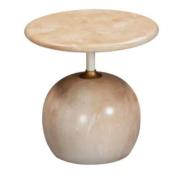 TOV FURNITURE Mire Faux Marble Side Table