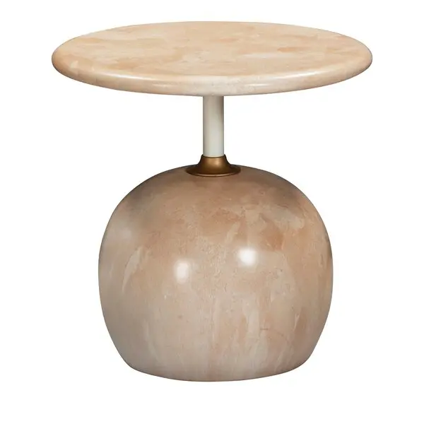 TOV FURNITURE Mire Faux Marble Side Table