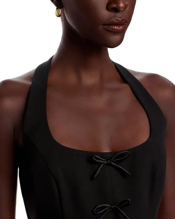 LUCY PARIS Vivienne Bow Halter Vest