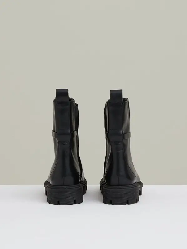 REISS Safia Chain Embellished Ankle Boots