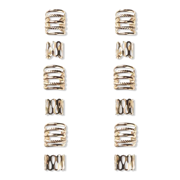 SCUNCI Metal Braid Cuffs