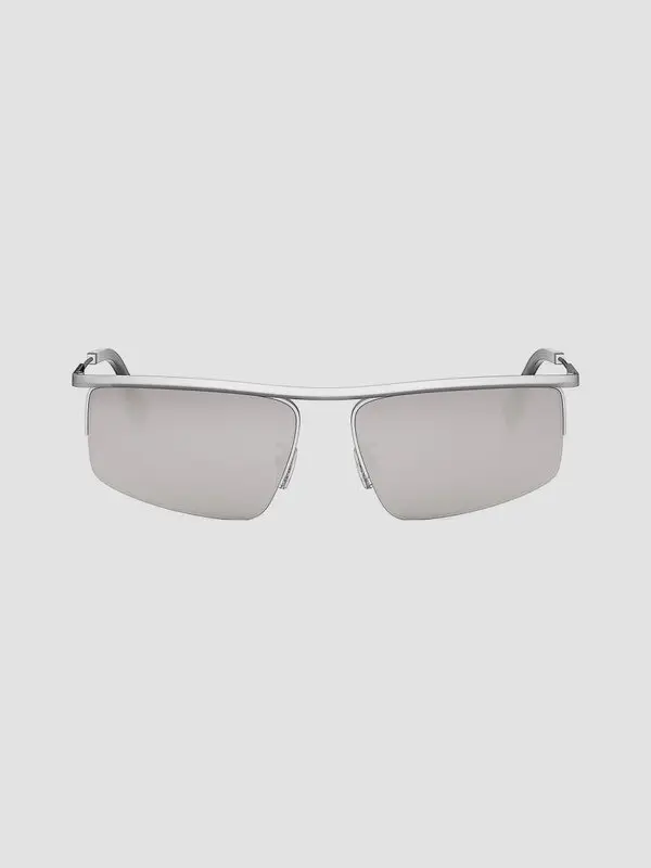 Fendi Travel 60mm Geometric Sunglasses - Silver Palladium