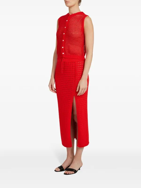 Cashmere In Love June Knitted Top - Red