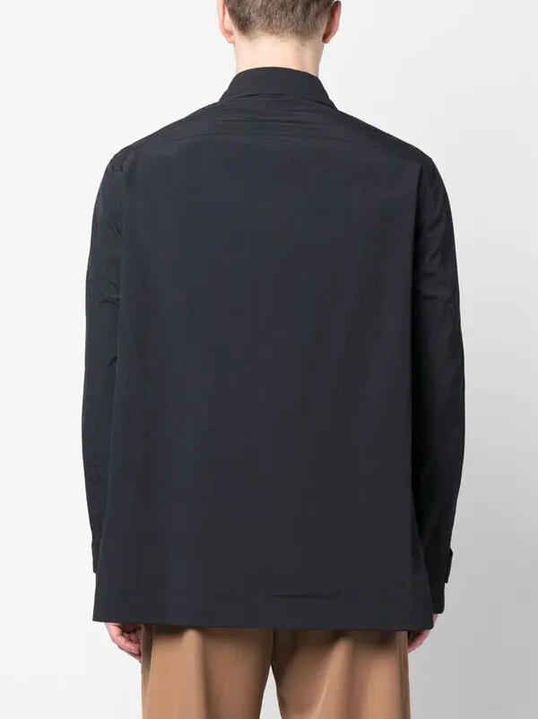 Fendi Zip-pocket Shirt Jacket - Blue