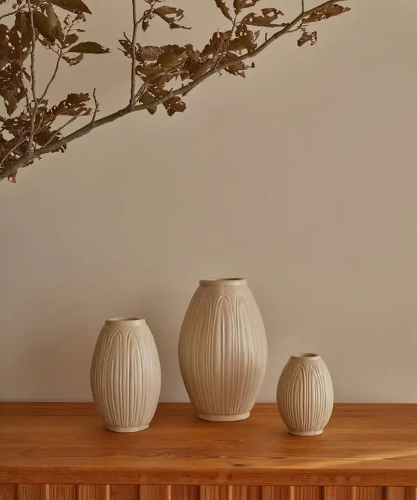 Jenni Kayne Porta Ceramic Vase - White