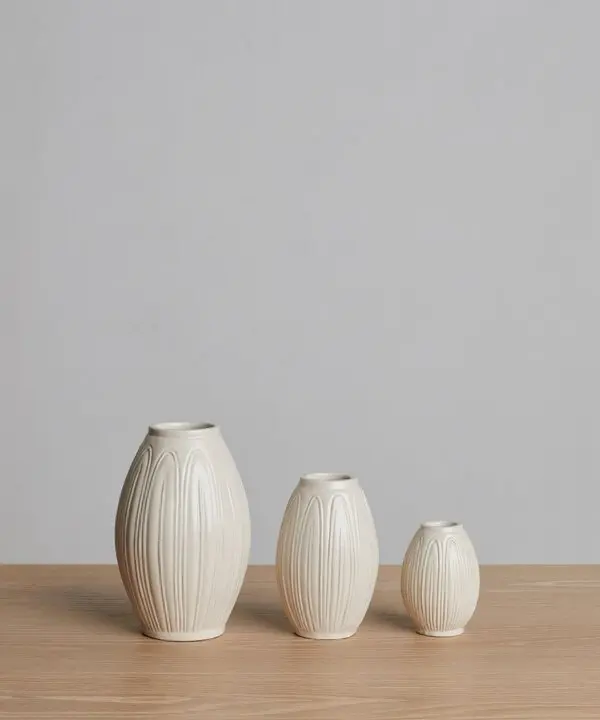 Jenni Kayne Porta Ceramic Vase - White