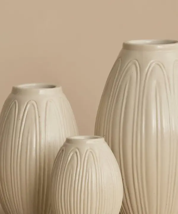 Jenni Kayne Porta Ceramic Vase - White