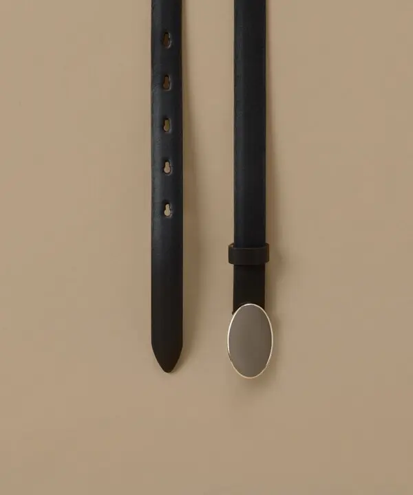 Jenni Kayne Leather Audrey Belt - Black