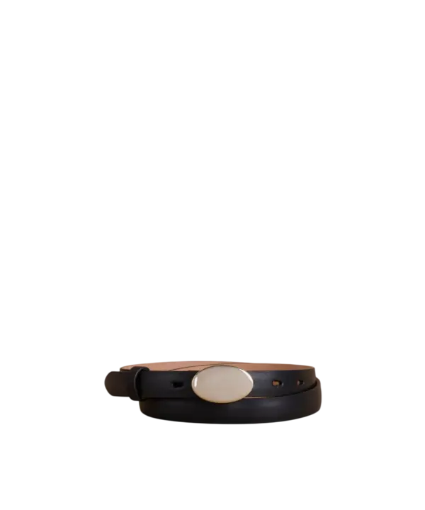 Jenni Kayne Leather Audrey Belt - Black