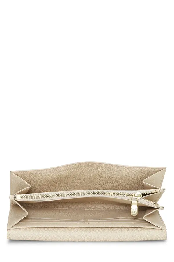 LOUIS VUITTON Damier Azur Sarah - White
