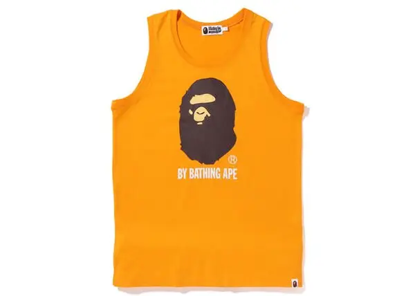 A BATHING APE By Bathing Ape Tank Top - Orange