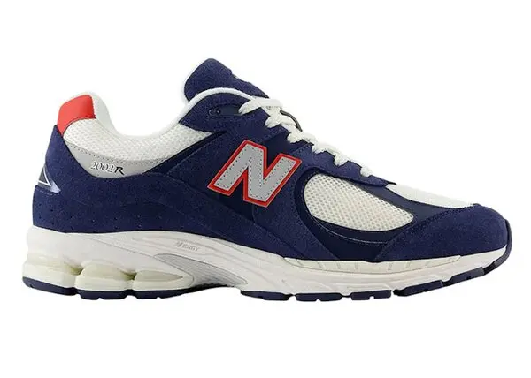 NEW BALANCE 2002r Athletic Sneakers - Navy Blue/red