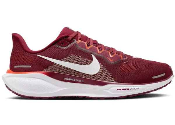 Nike Air Zoom Pegasus 41 Virginia Tech Sneakers - Deep Maroon/white