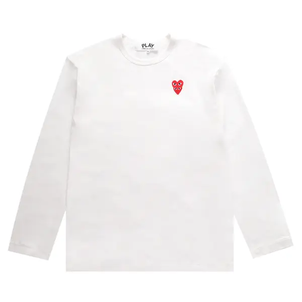 Play Comme Des Garcon Mini Logo Long-sleeve Tee