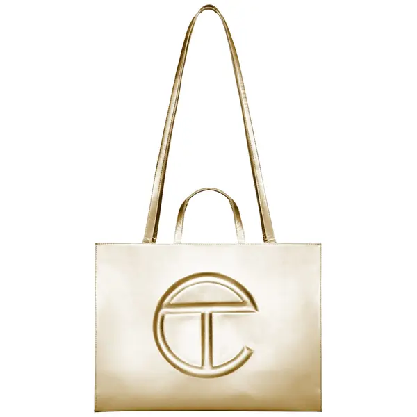 TELFAR Large Shopper Tote - Gold