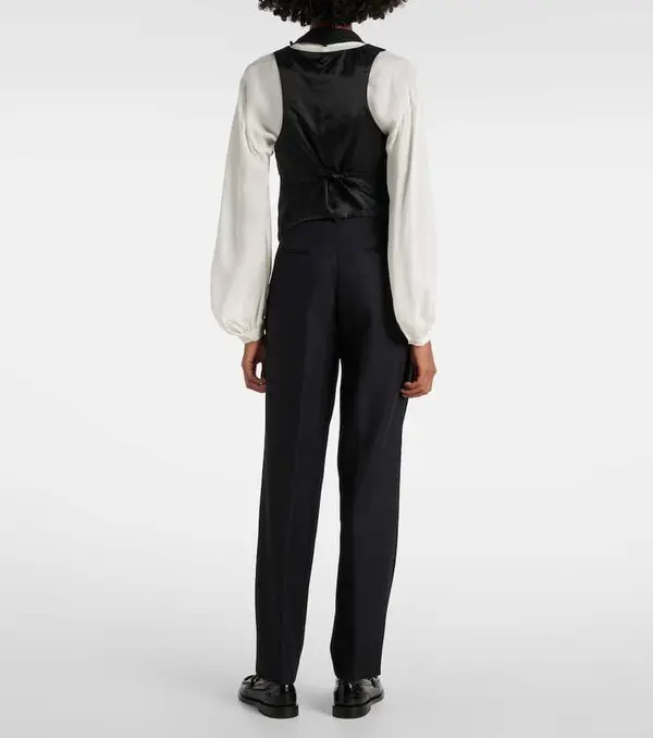 Dorothee Schumacher Pinstripe Wool Vest