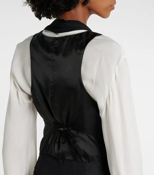 Dorothee Schumacher Pinstripe Wool Vest
