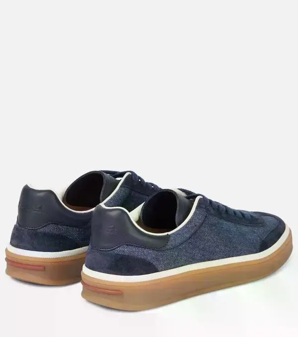 Loro Piana Tennis Walk Sneakers - Blue