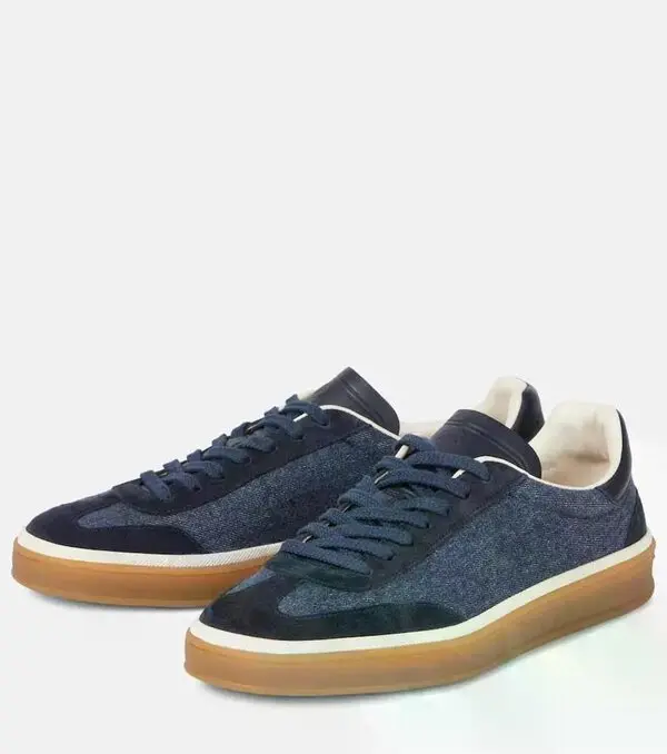 Loro Piana Tennis Walk Sneakers - Blue