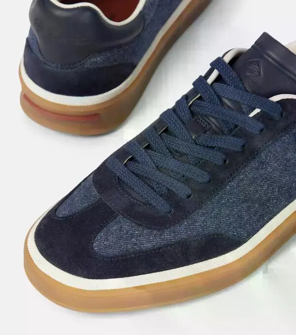 Loro Piana Tennis Walk Sneakers - Blue