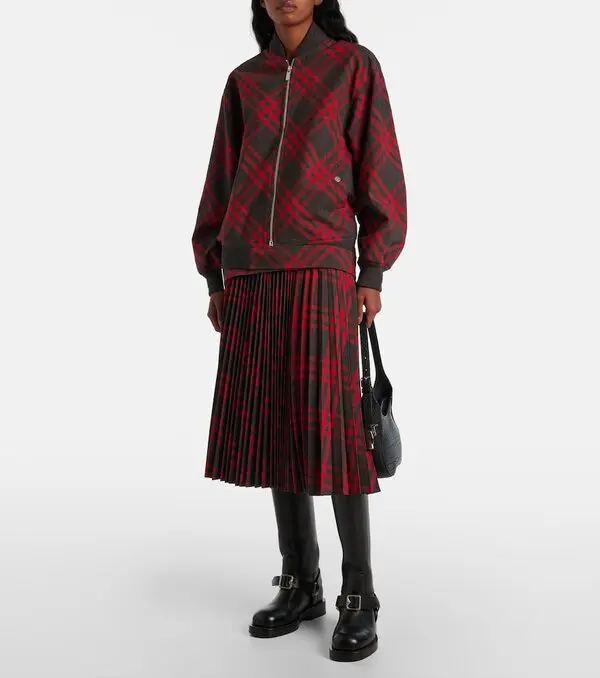 Burberry Check Bomber Jacket