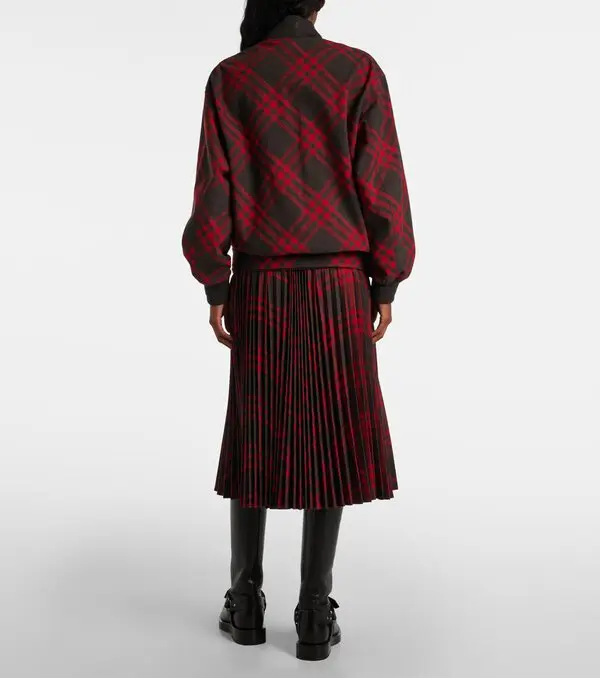 Burberry Check Bomber Jacket