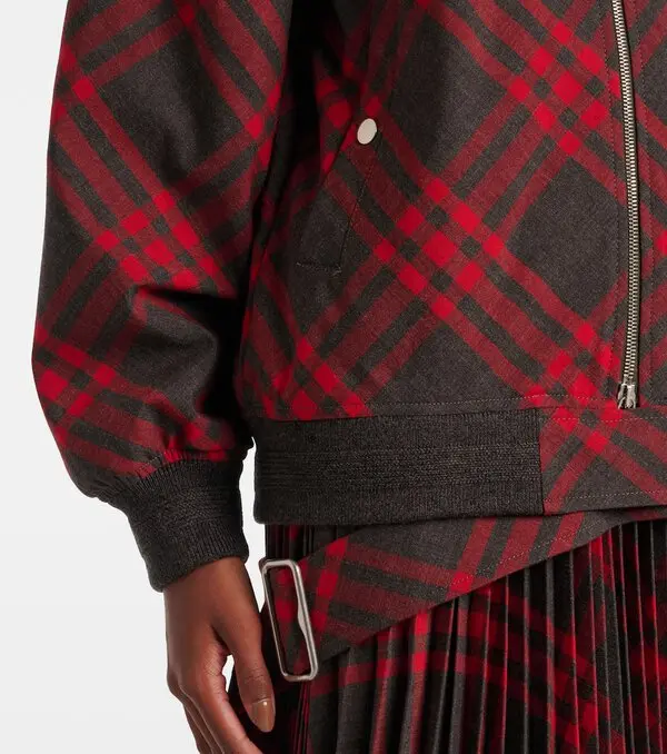 Burberry Check Bomber Jacket