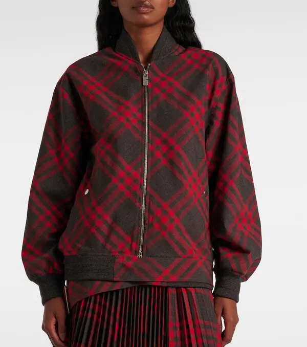 Burberry Check Bomber Jacket