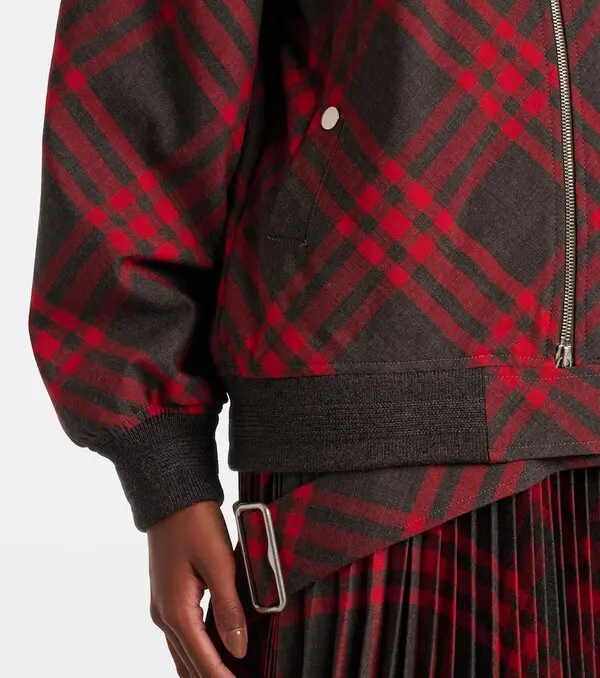 Burberry Check Bomber Jacket