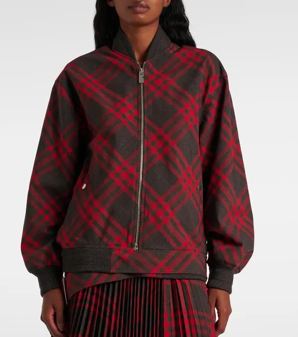 Burberry Check Bomber Jacket