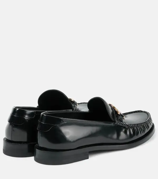 Victoria Beckham Chain Leather Loafers