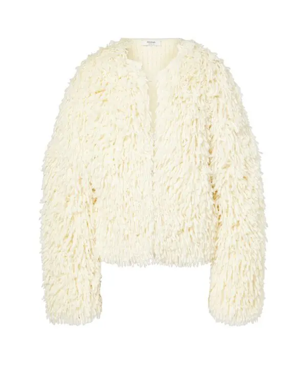 FFORME Forme Van Fringed Wool-blend Jacket