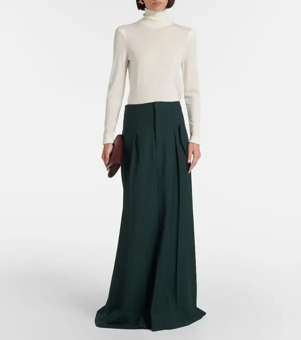 Victoria Beckham Asymmetric Maxi Skirt