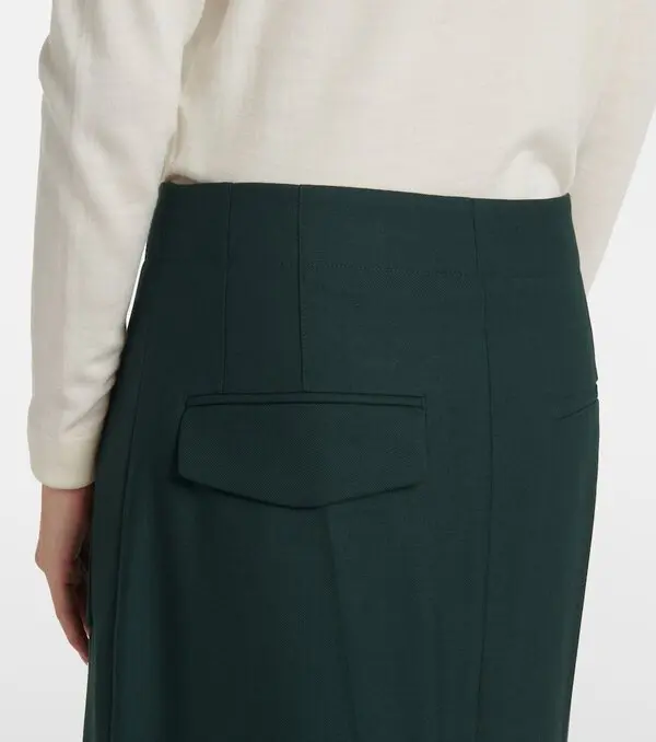Victoria Beckham Asymmetric Maxi Skirt
