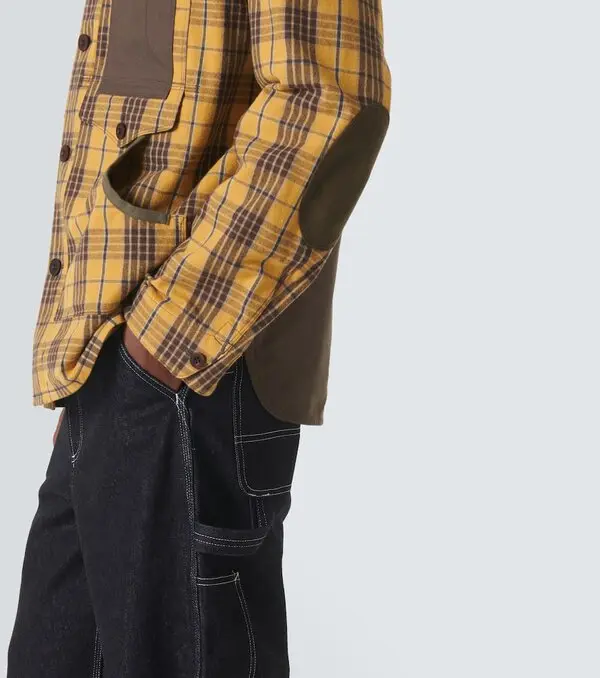 Junya Watanabe Checked Cotton Flannel Jacket