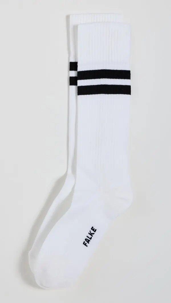 Falke Dynamic Crew Socks - White/black