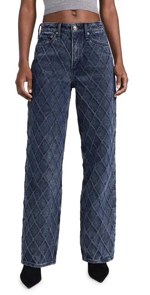 Rag & Bone Logan Quilted Jeans