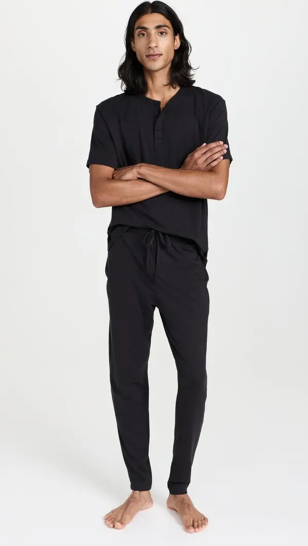 Lunya Slumberknit Pants - Immersed Black