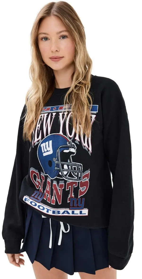 Junk Food Giants Helmet Crewneck Sweatshirt