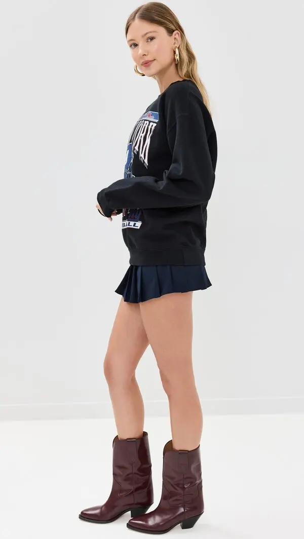 Junk Food Giants Helmet Crewneck Sweatshirt