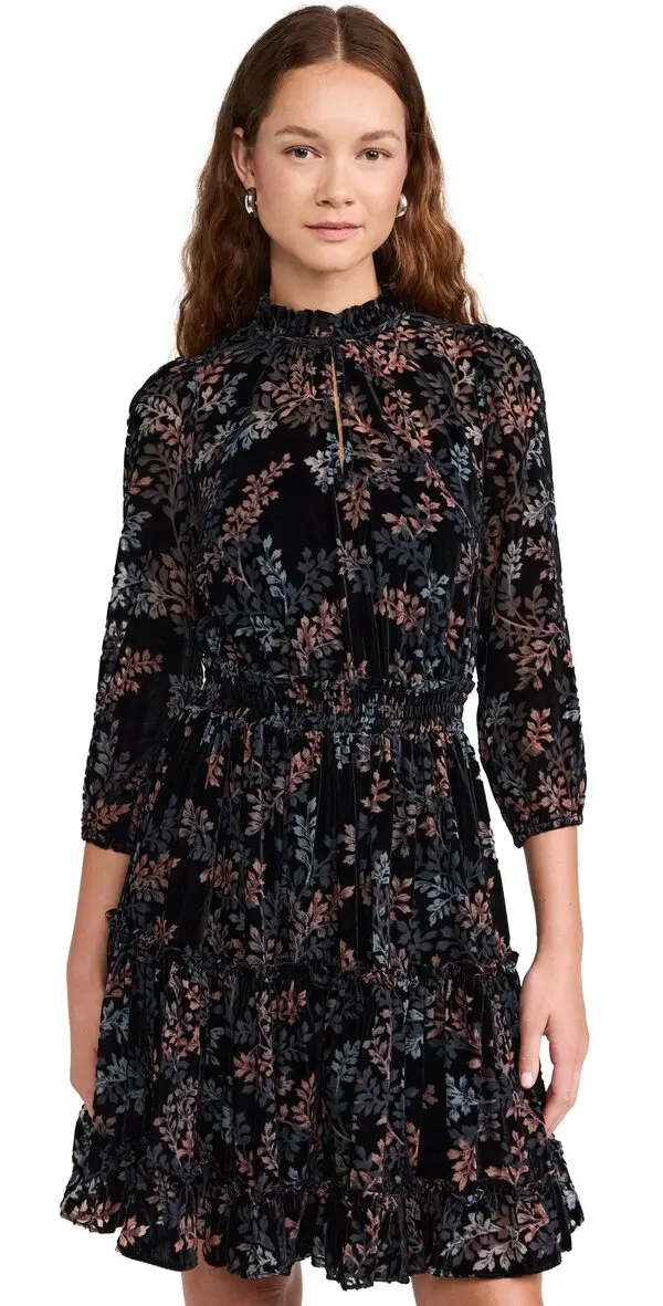 Shoshanna Arlene Velvet Dress