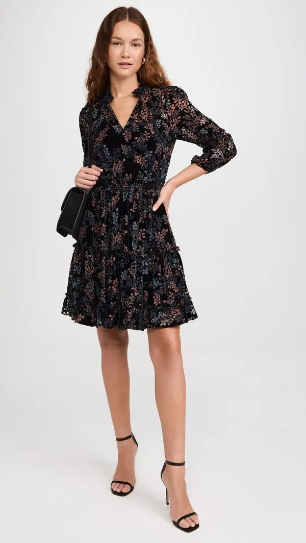 Shoshanna Arlene Velvet Dress