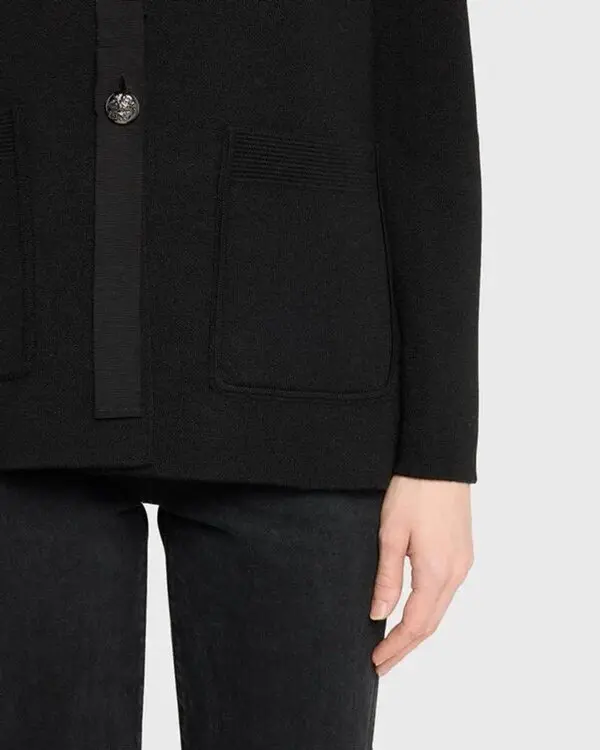 Kobi Halperin Clove Two-button Cardigan Sweater - Black